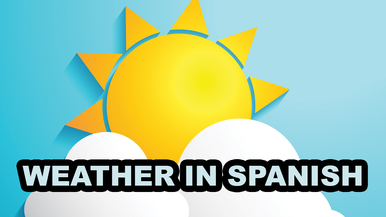 Full List Of Weather Words In Spanish Weather Vocabulary Full List Of Weather Words In Spanish Weather Vocabulary